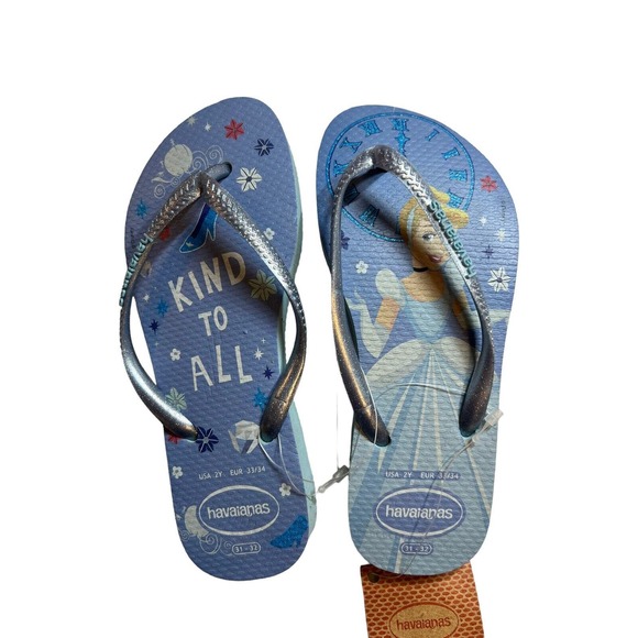 Havaianas | Shoes | Havaianas Cinderella Slim Flip Flop New Size 2 Kids | Poshmark